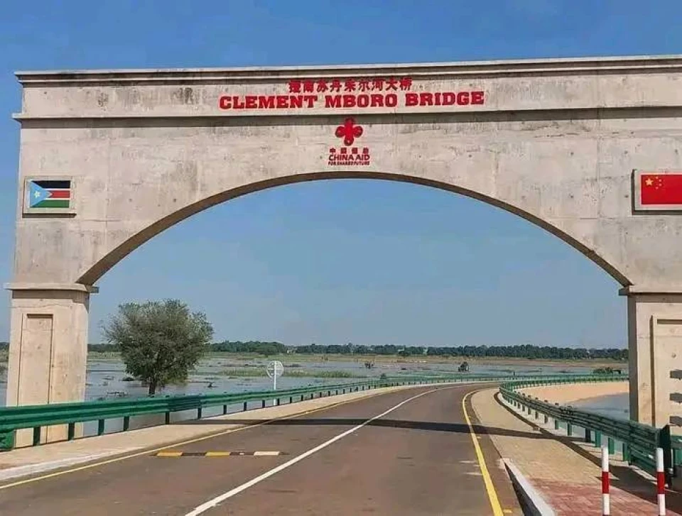Newly Constructed Clement Mboro Bridge Over the Jur River Officially ...